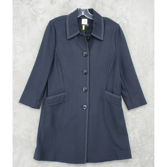 CAbi | Jackets & Coats | Cabi Blazer Womens Medium Carriage Jacket Navy ...